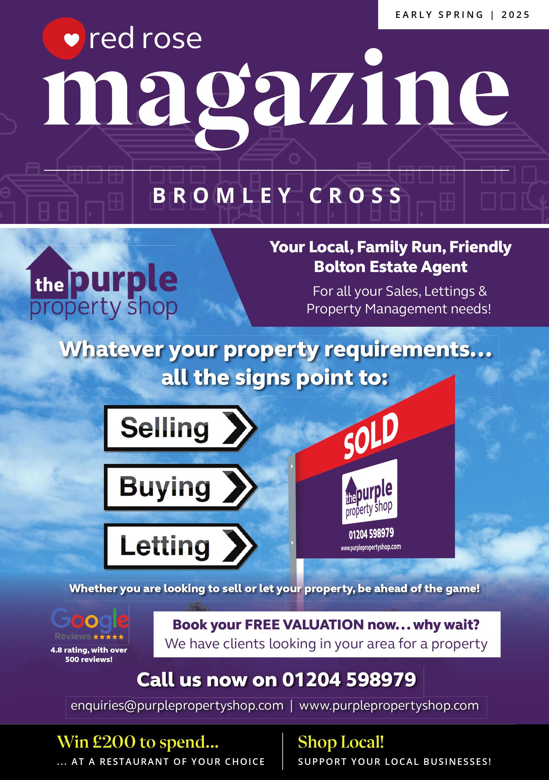 Bromley Cross Early Spring / Spring 2025