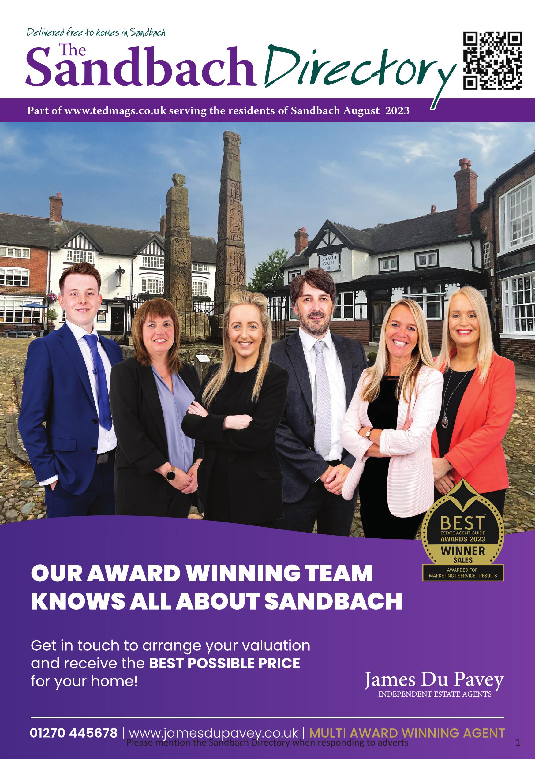 The Sandbach Directory August 2023