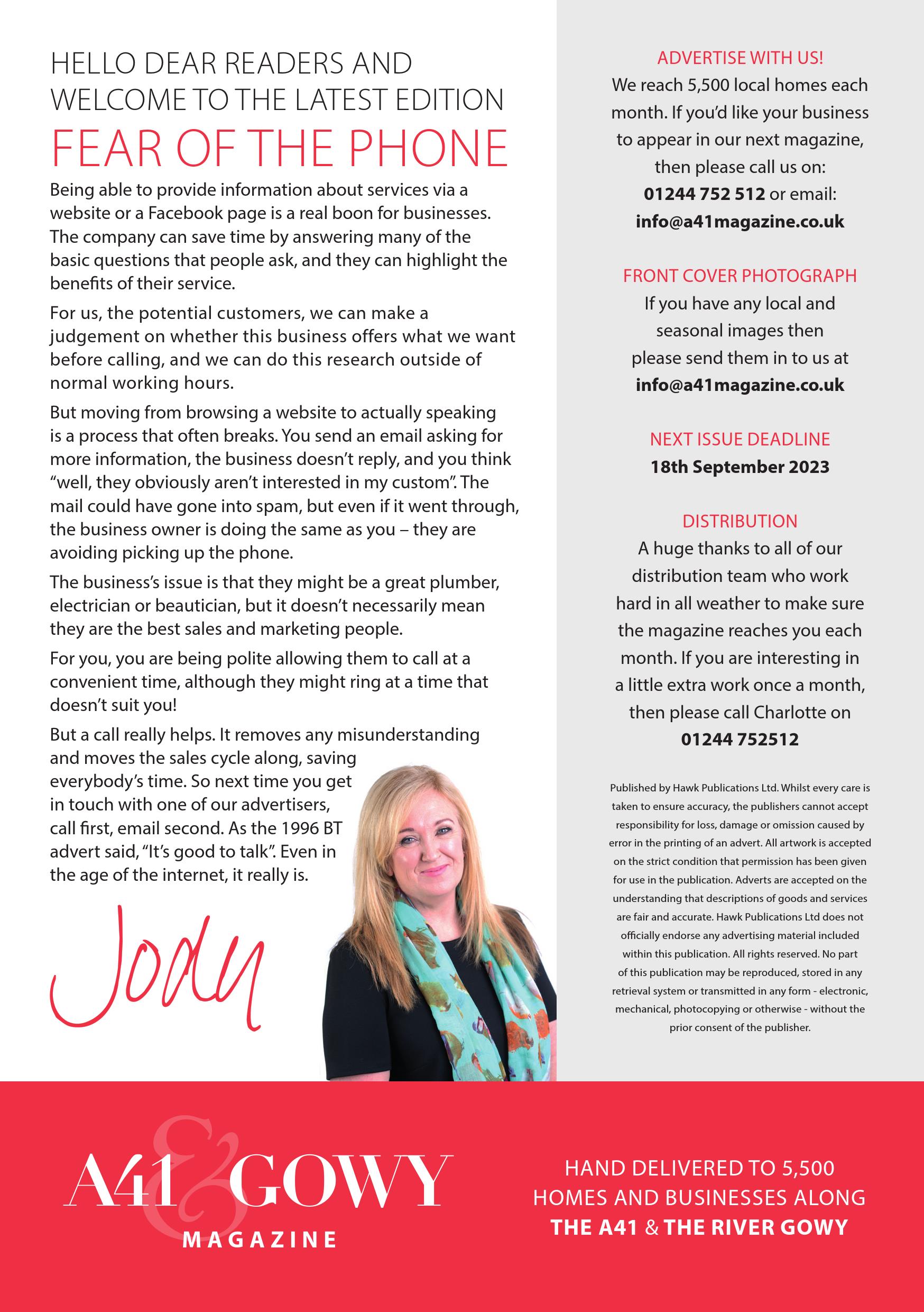 A41 & Gowy Magazine September 2023
