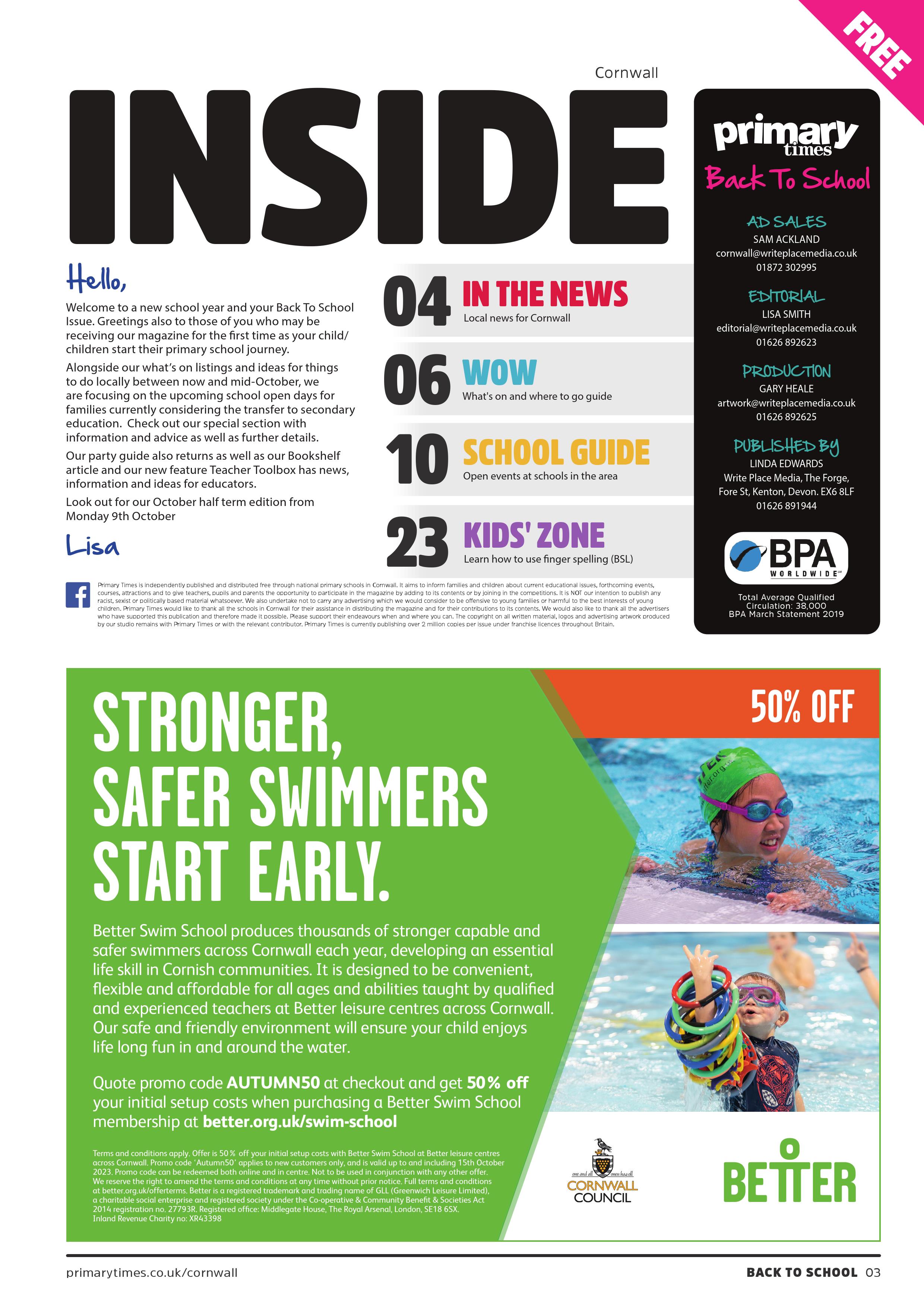 Primary Times Cornwall BTS 2023