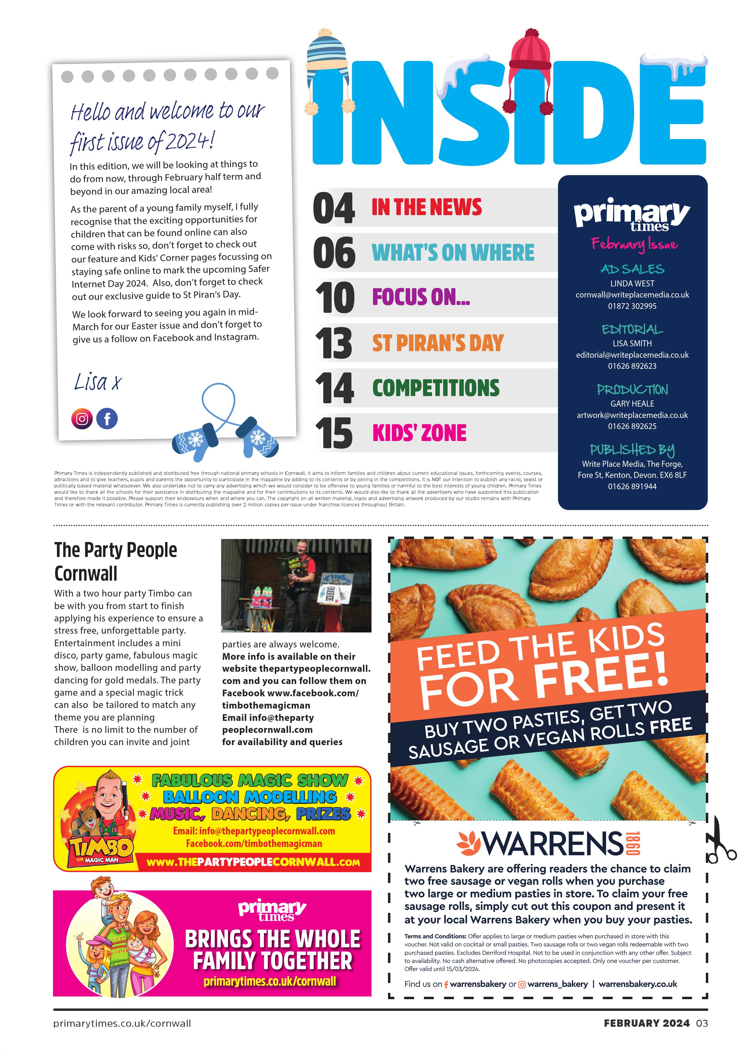 Primary Times Cornwall February 2024