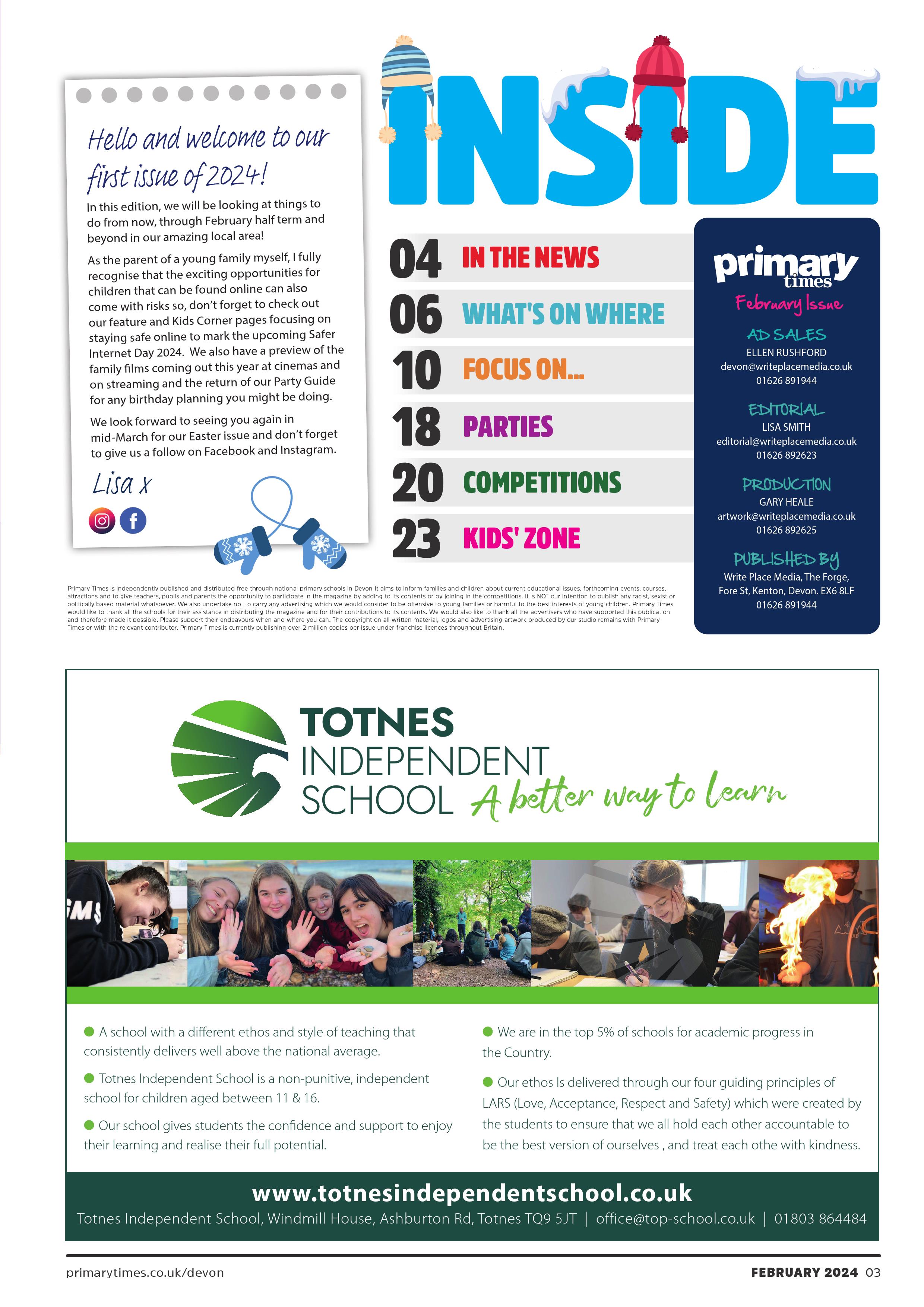 Primary Times Devon February 2024