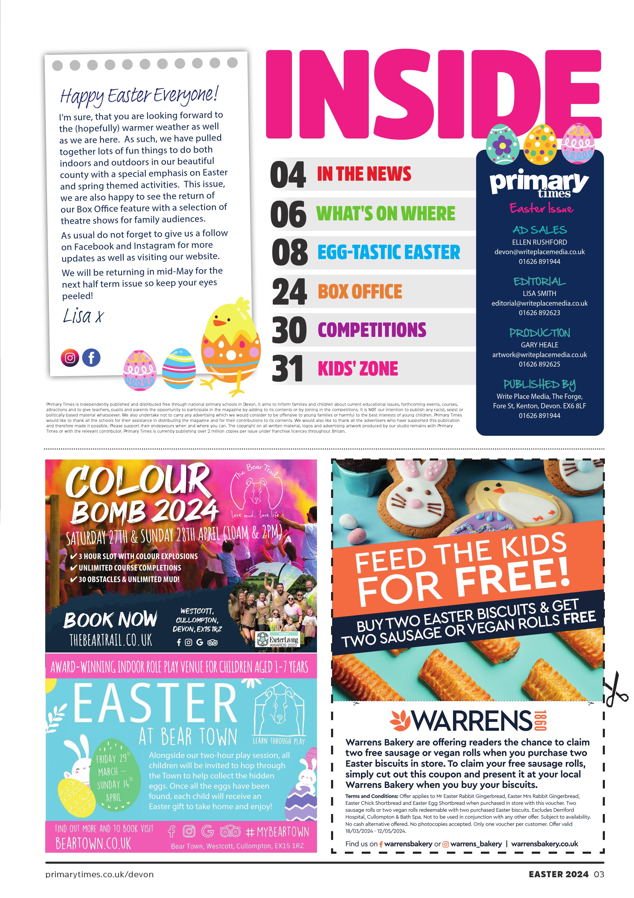 Primary Times Devon Easter 2024