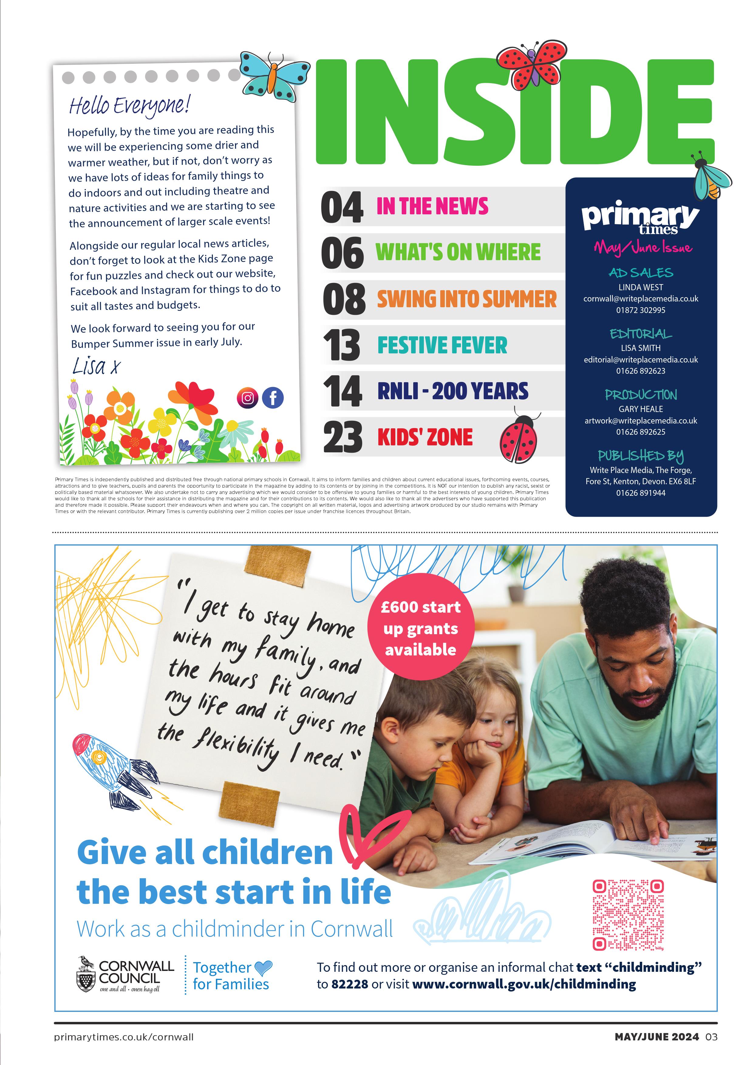 Primary Times Cornwall May 2024