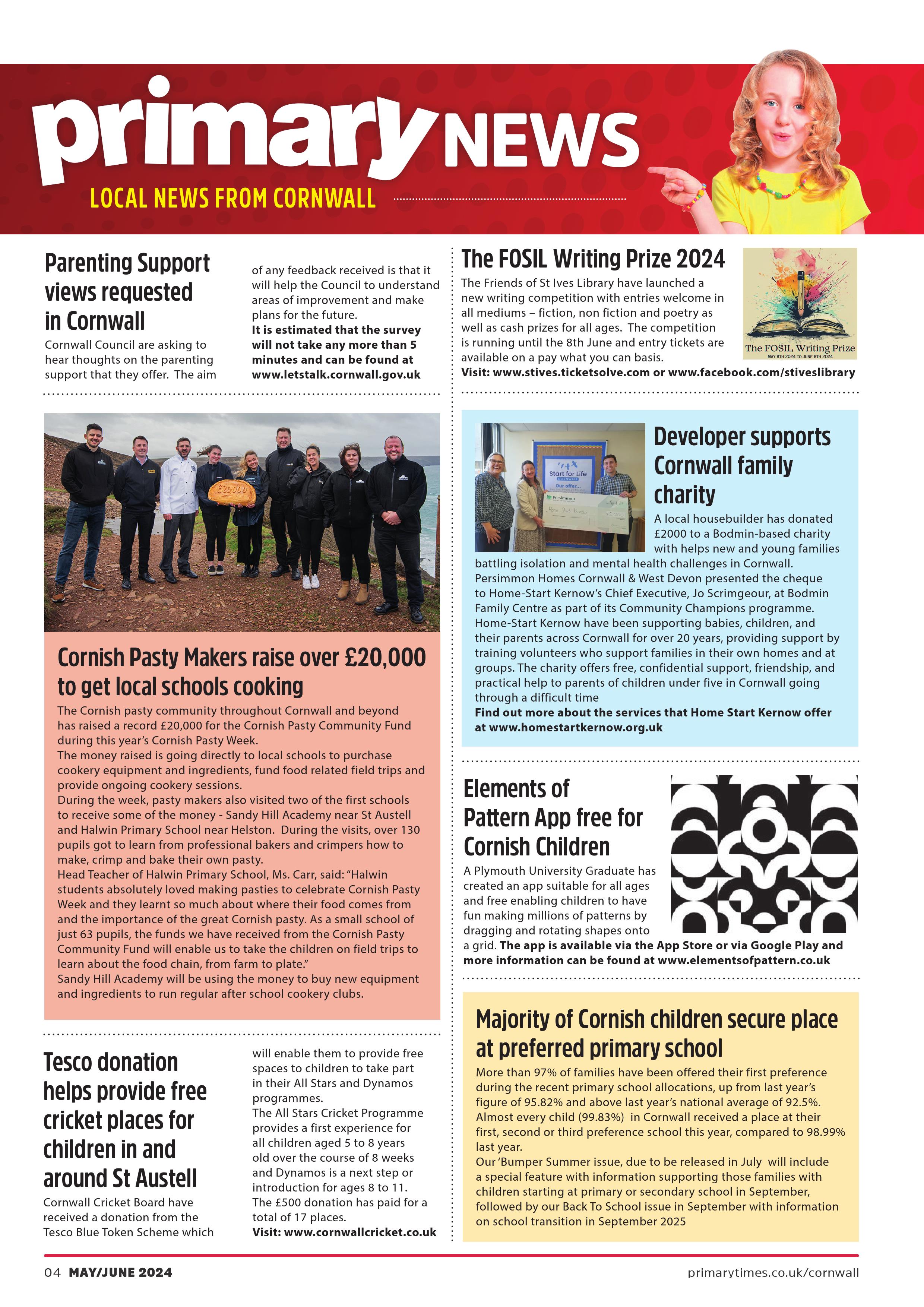 Primary Times Cornwall May 2024