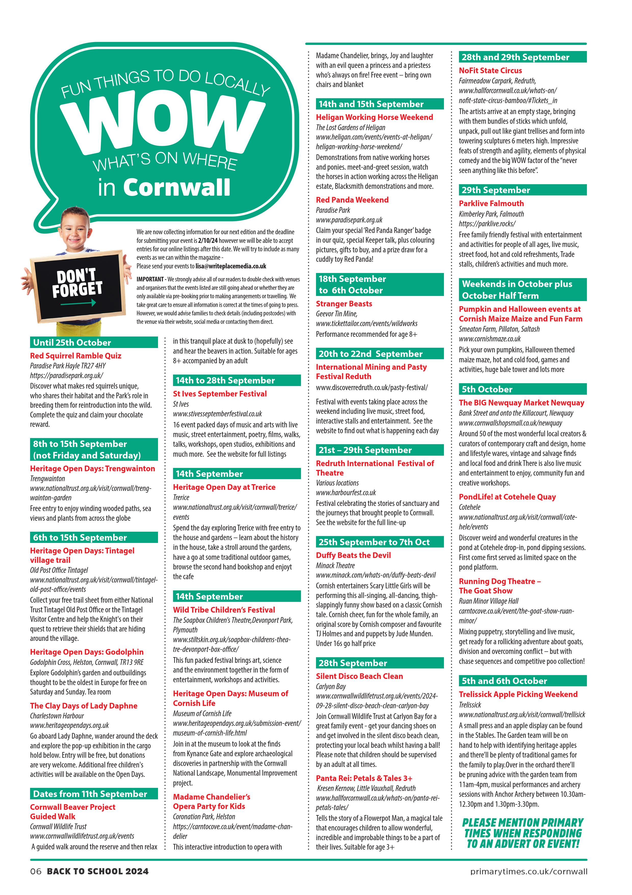 Primary Times Cornwall BTS 2024