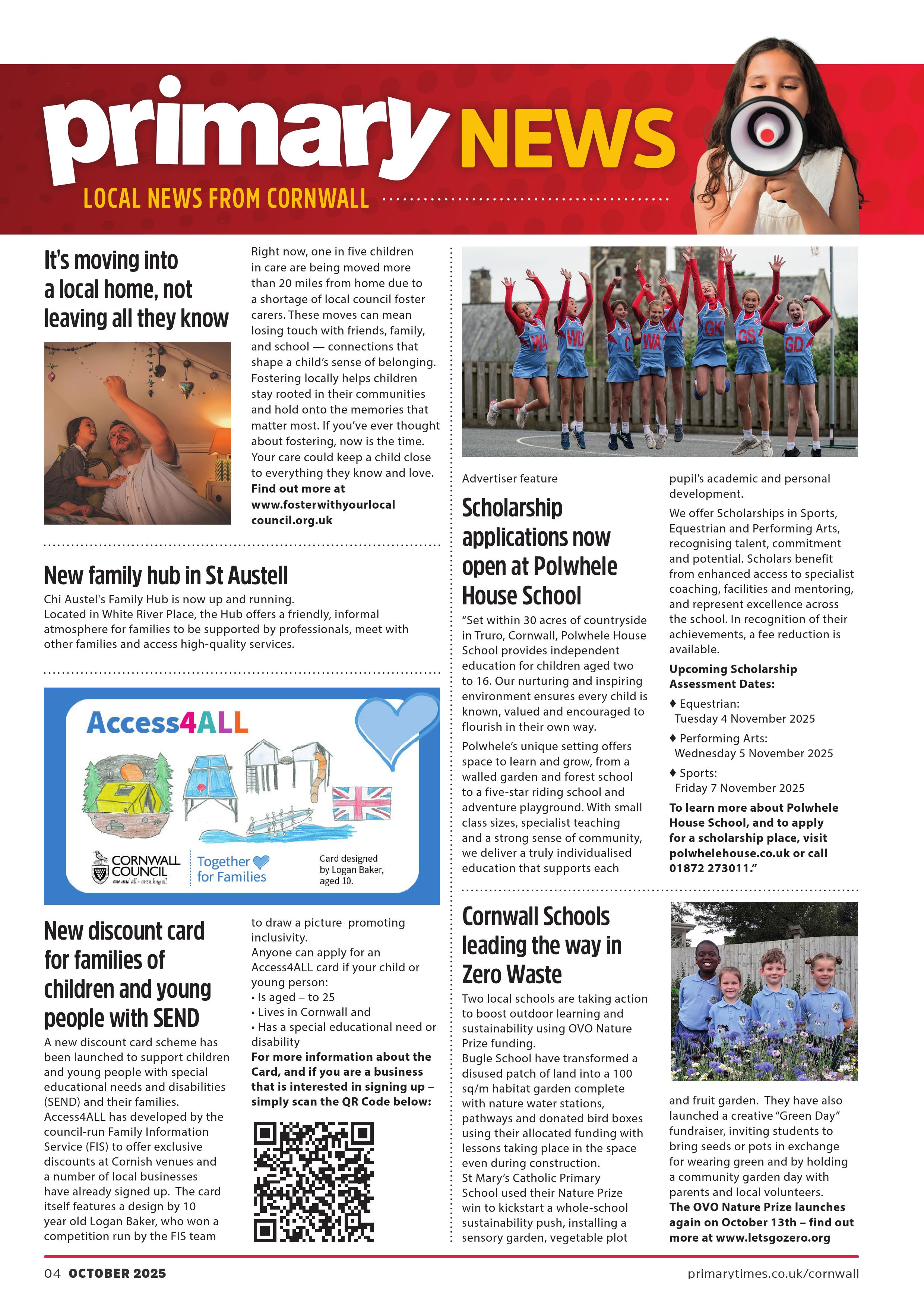 Primary Times Cornwall October 2025