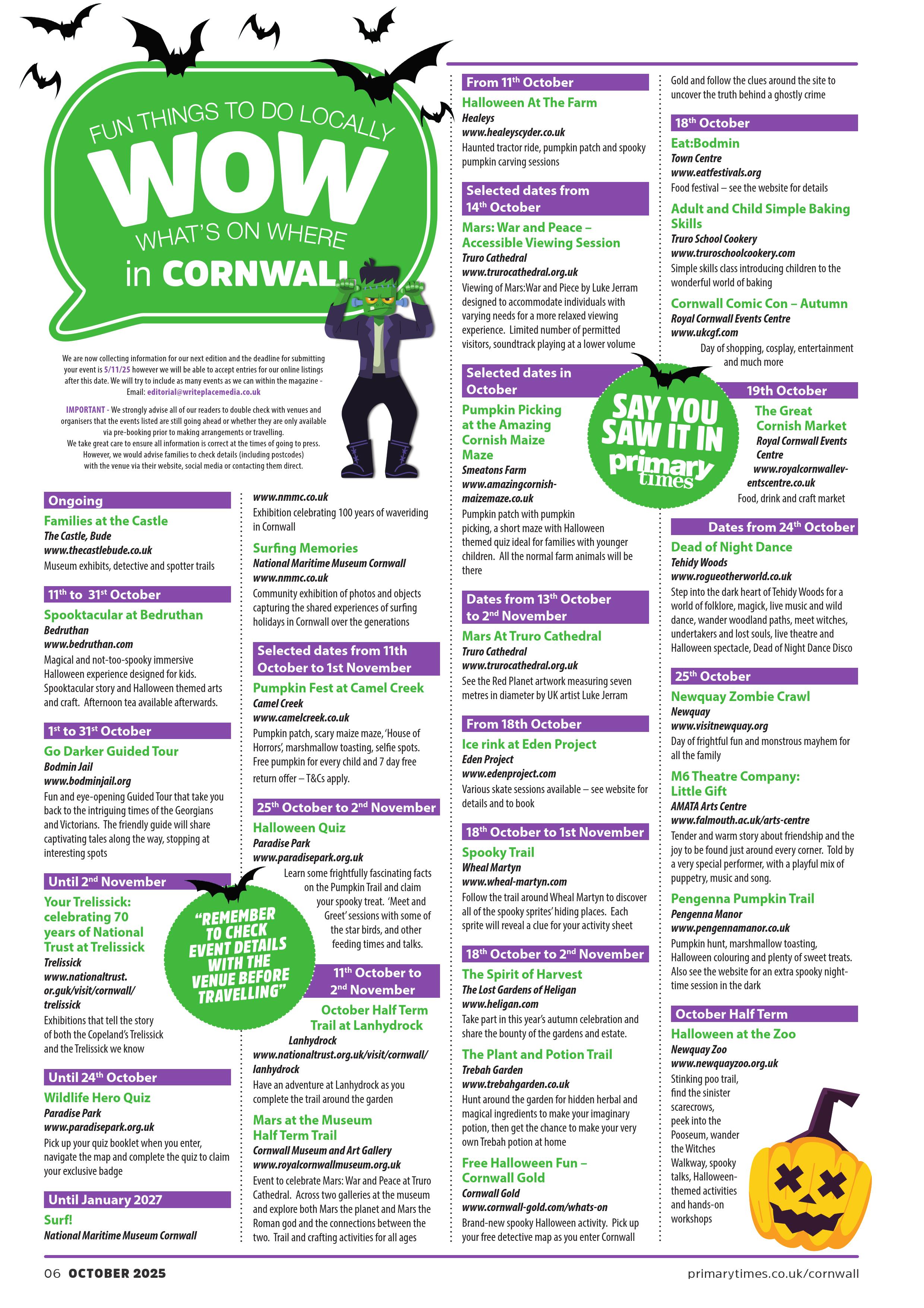 Primary Times Cornwall October 2025