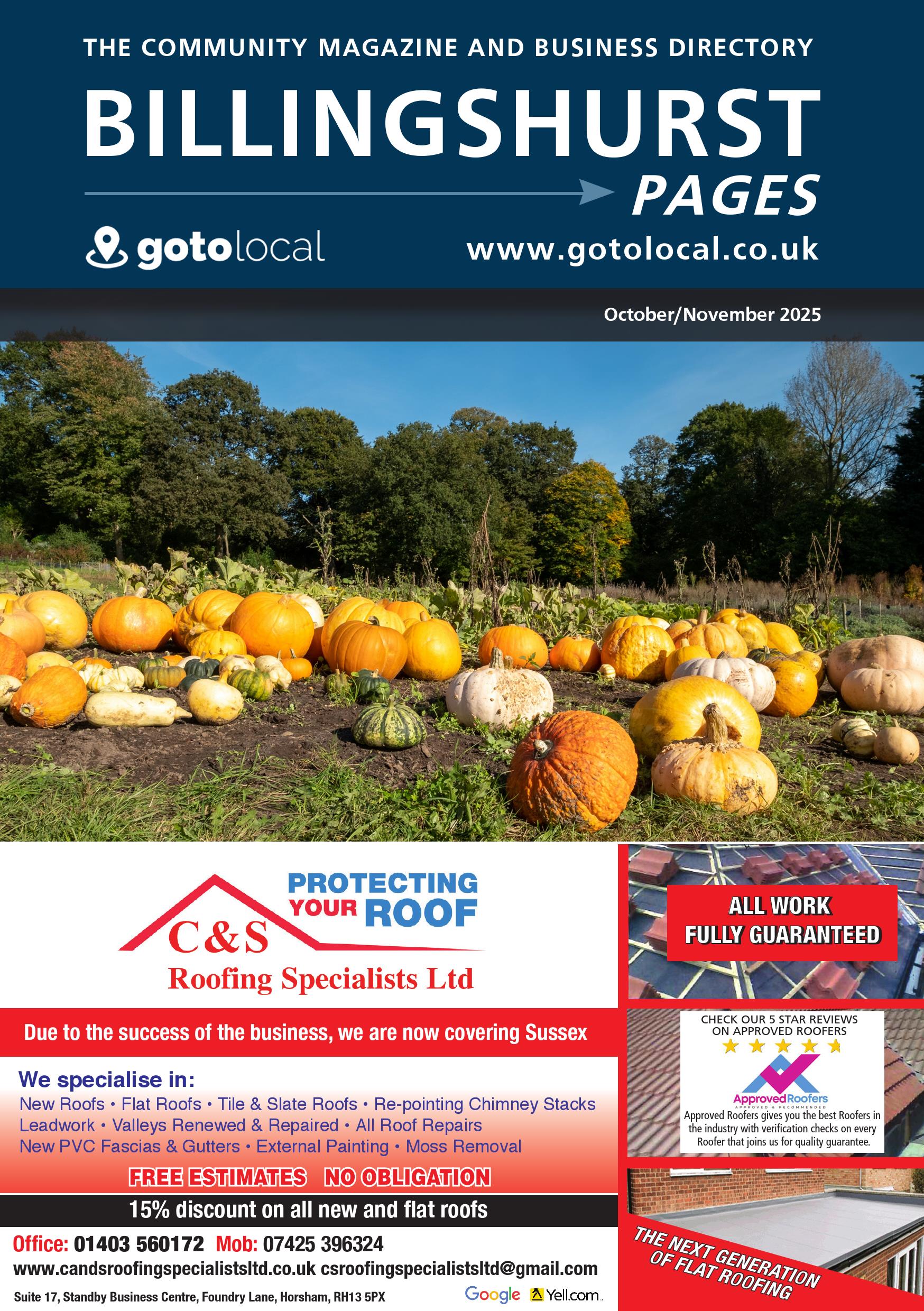 Billingshurst Pages Oct / Nov 2025