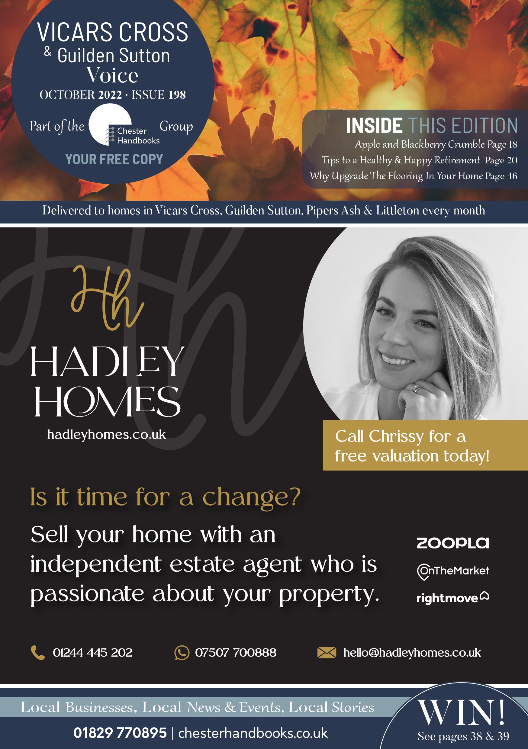 Vicars Cross & Guilden Sutton October 2022