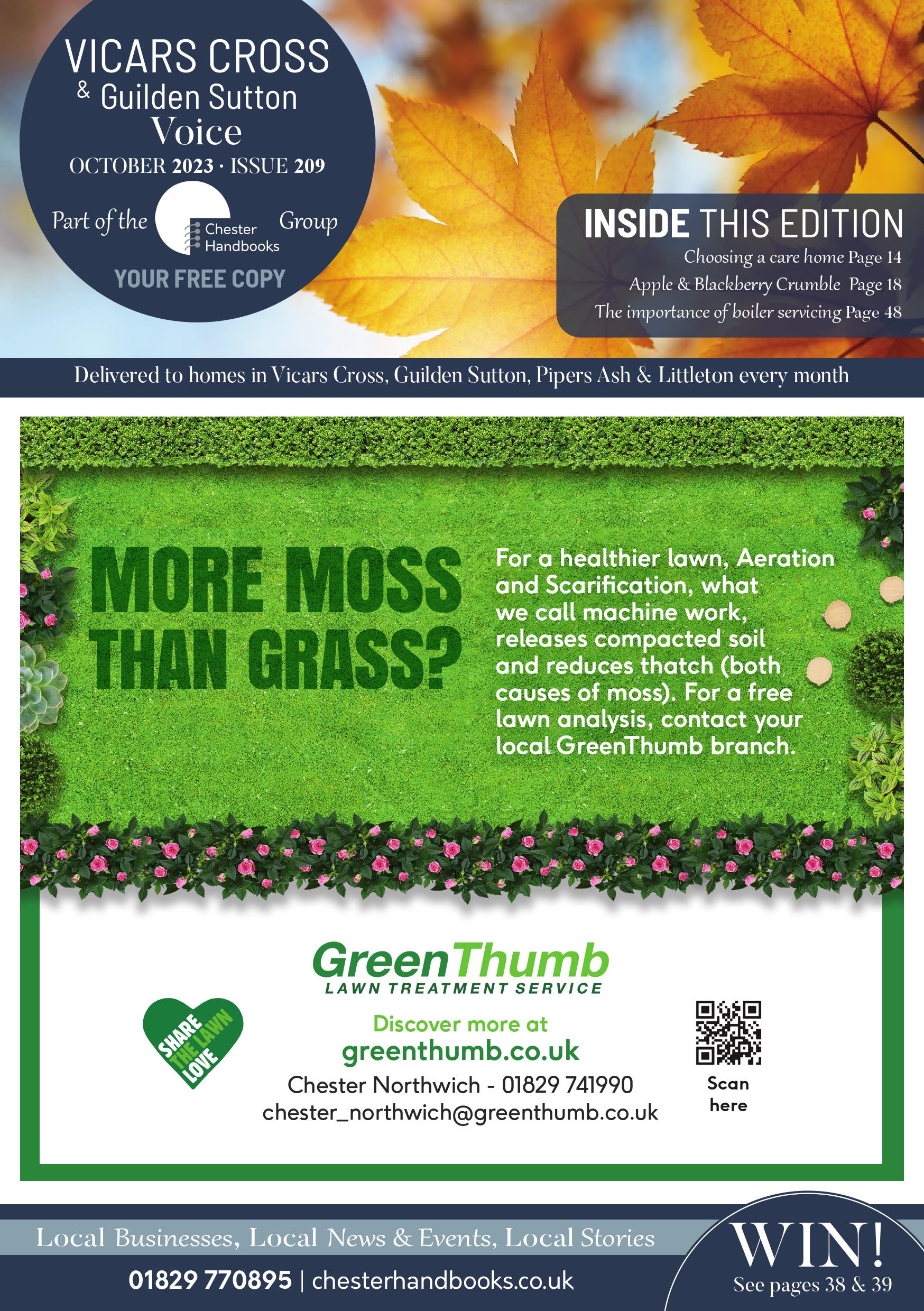 Vicars Cross & Guilden Sutton October 2023